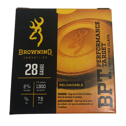 BROWNING BPT 28GA SHOTGUN AMMUNITION - B193632827