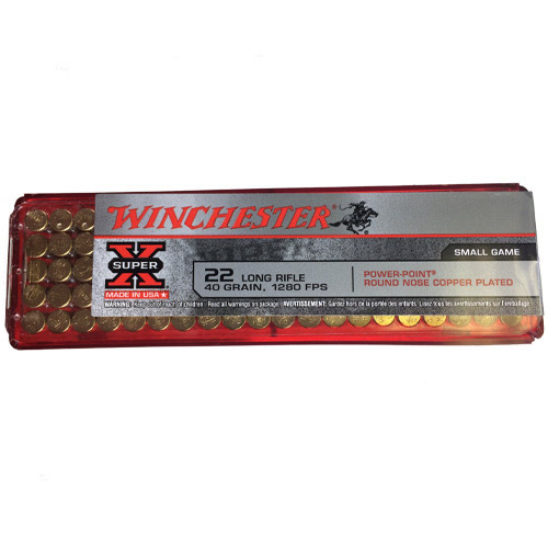 Winchester Super-X 22lr 40gr Ammunition - X22lrpp1