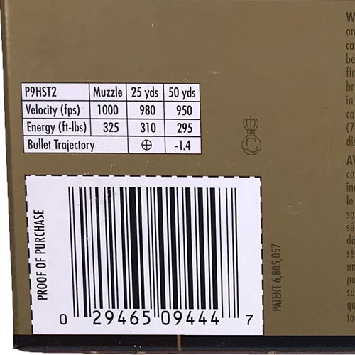 Federal Premium LE 9mm+P 147GR HST 50rds - P9HST4