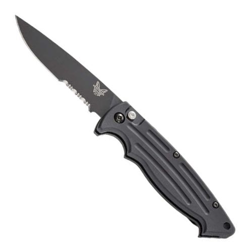 Benchmade Mini Reflex 3.1` Black/Black Serrated - 2551sbk